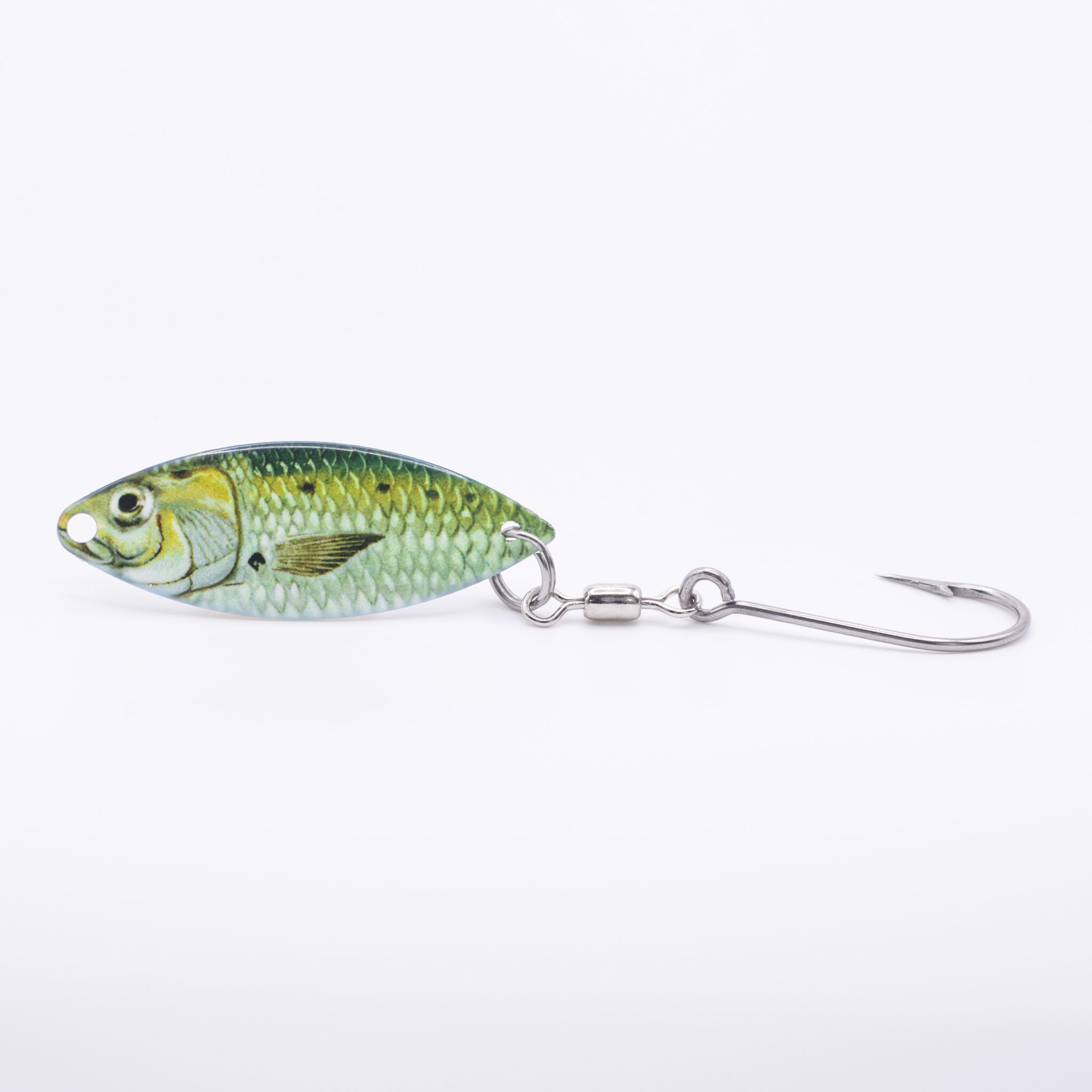Green Shad UV for Salmon - Flashy Fish Lures